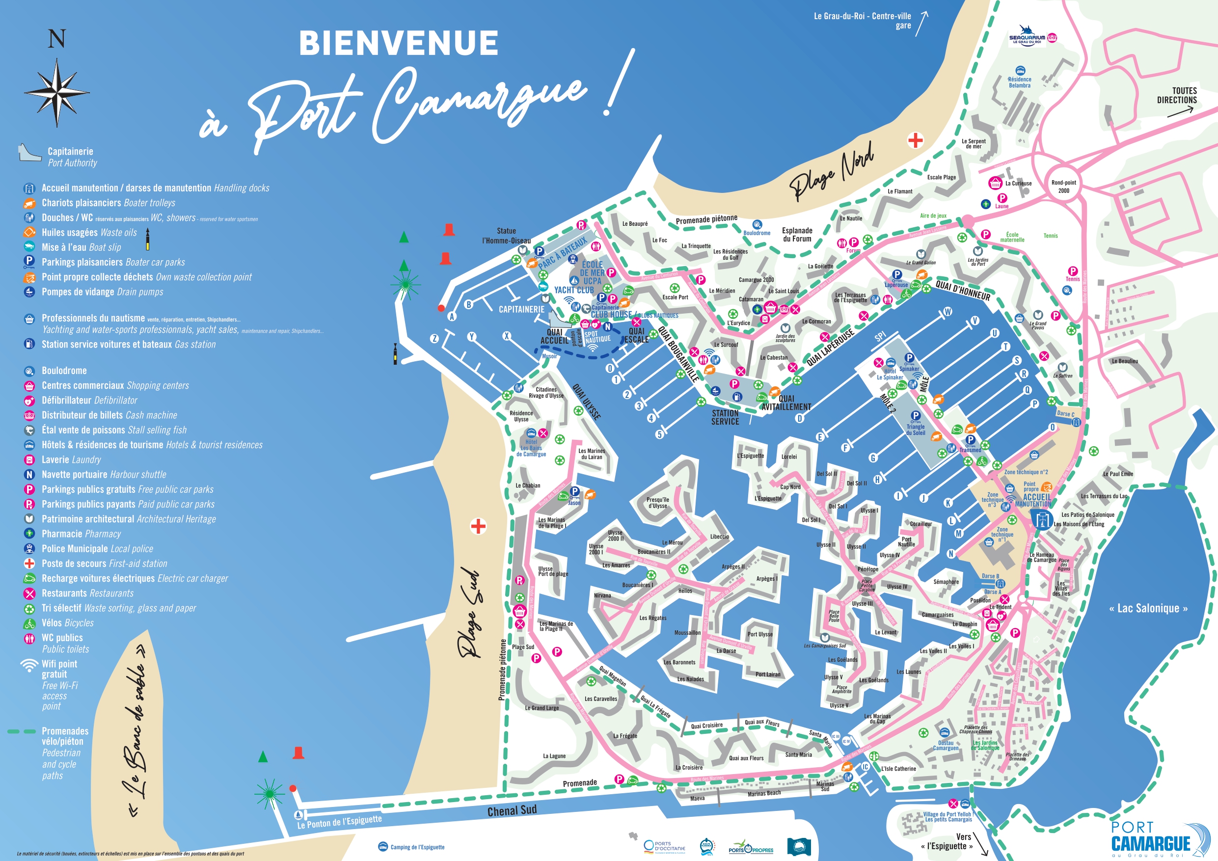 Se rendre à Port Camargue